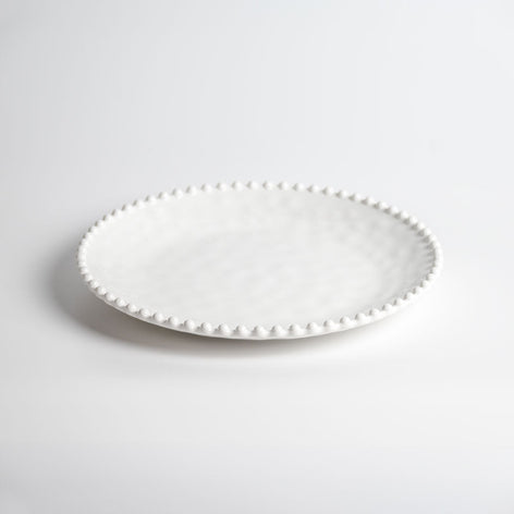 Beaded Pearl Melamine Plates Dinnerware Collection | Merritt Designs