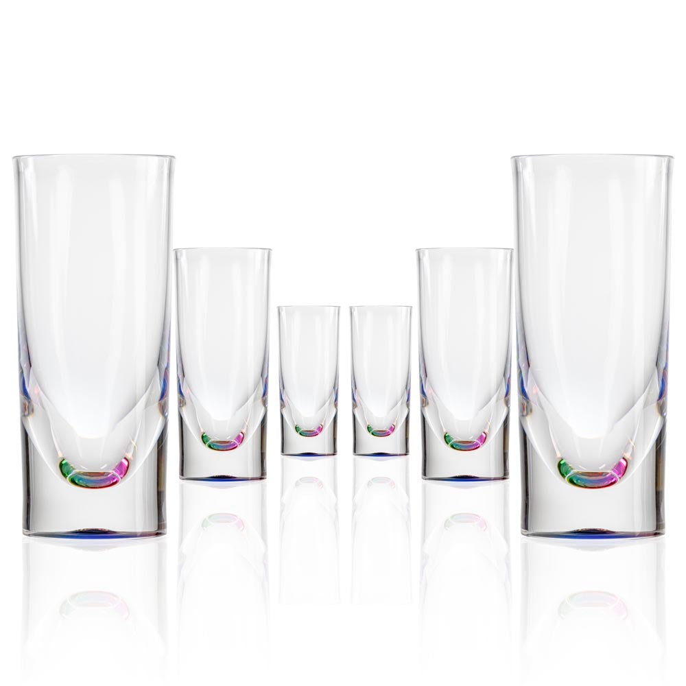Teardrop Rainbow Acrylic Drinkware | Merritt Designs